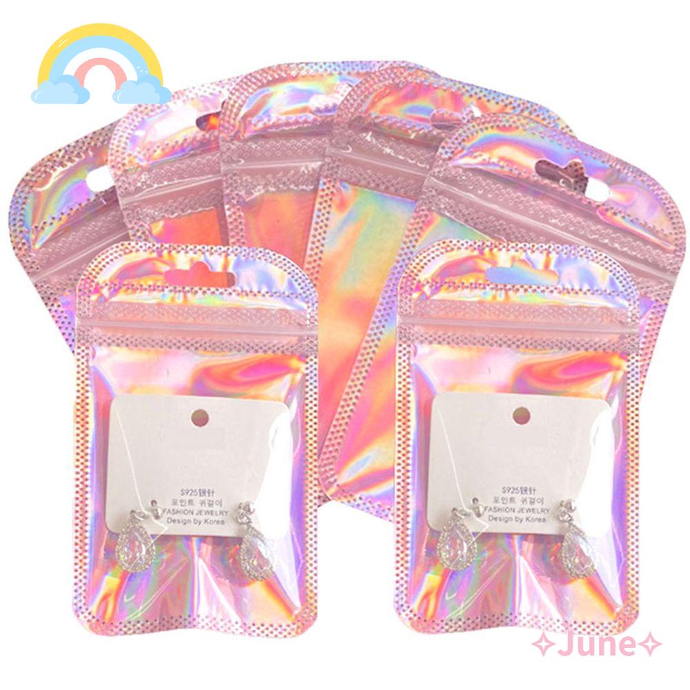 JUNE 50pcs/bag Thicken Self Sealing Pouches Jewelry Display OPP Bags ...