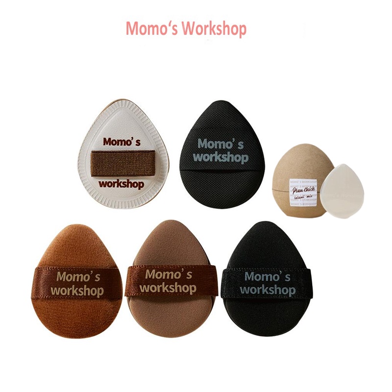 Momo's Workshop MINI Puff Blush Concealer Liquid Foundation Cushion Novice Beginner MINI Puff ...