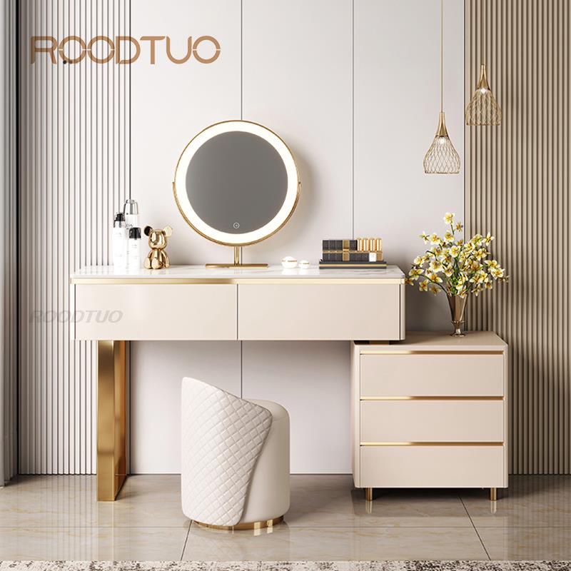 Modern Makeup Tables With Storage Cabinet Home Furniture Vanity Bedroom ...