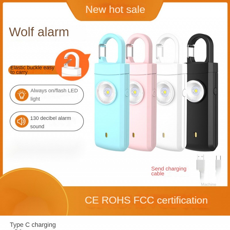 New Anti-Pervert Alarm Rechargeable Personal Alarm 130 DB Female ...