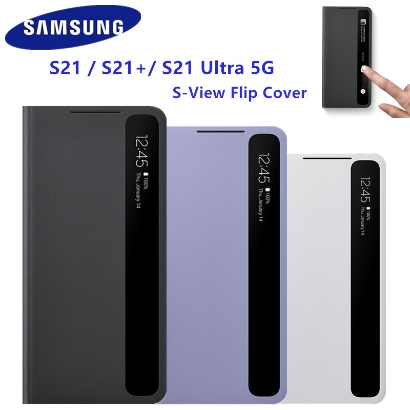 Samsung Mirror Cover Clear View Phone Case For Galaxy S21/Plus/Ultra S ...