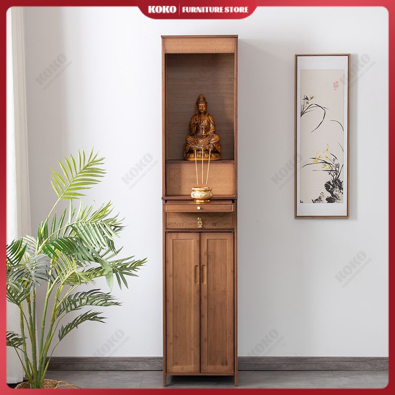 Buddha altar cabinet Buddha niche standing cabinet offering table home ...