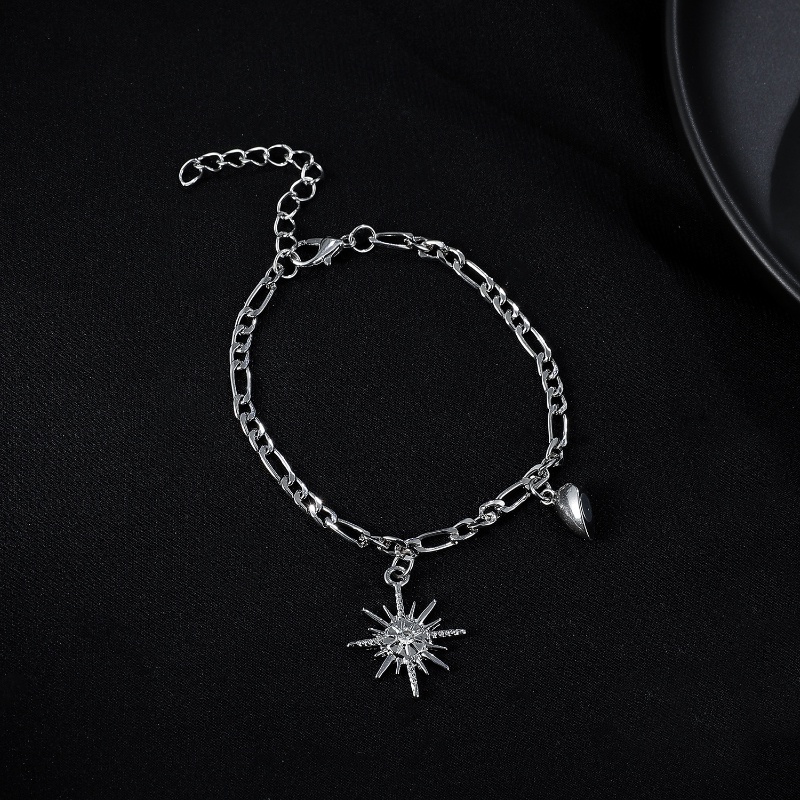 European and American New Sun Moon Magnetic Attractive Bracelet for Men ...