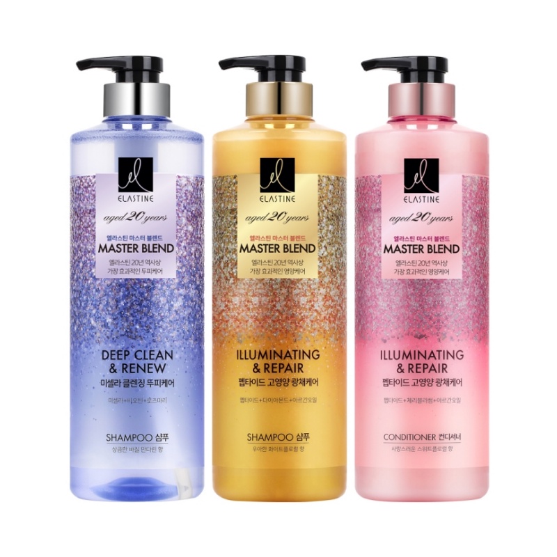 ELASTINE Master Blend Shampoo, Conditioner 770ml | Shopee Singapore