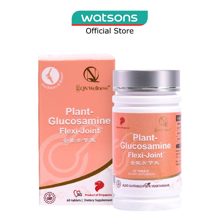 QN WELLNESS Plant Glucosamine Flexi Joint (Natural Joint Protector) 60s ...