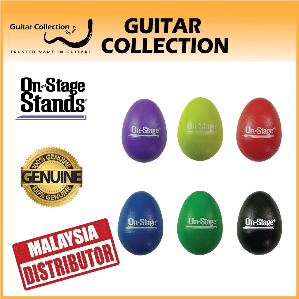 On Stage HPS1240 Maracas Egg Shaker | Random Colour (2 pcs / pack ...
