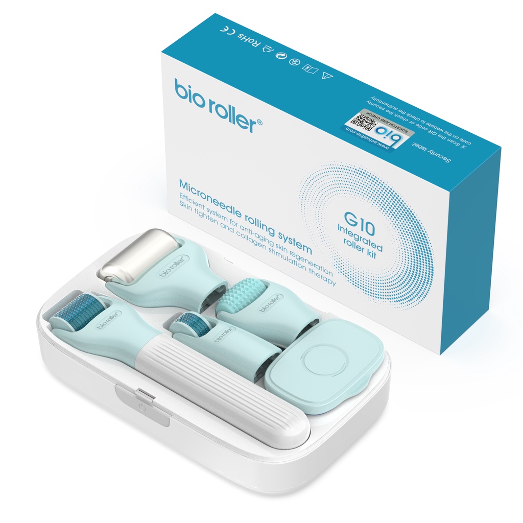10 In 1 Dermaroller Kit Face Massager Microneedling Derma Rolling ...