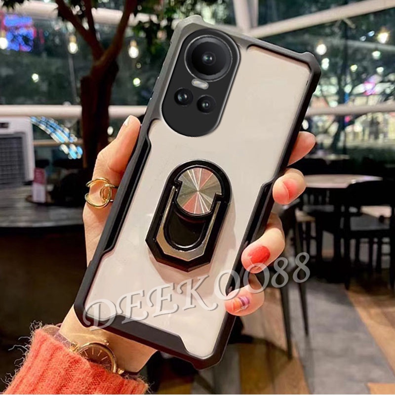 Case for OPPO Reno10 Pro Plus Pro+ 5G 4G Smartphone Casing with Ring ...