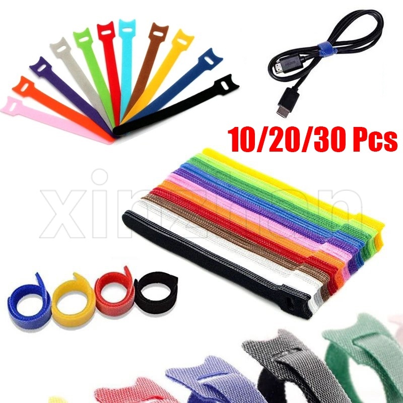 10/20/30PCS Fastening Cable Straps Multifunctional Cable Protector ...