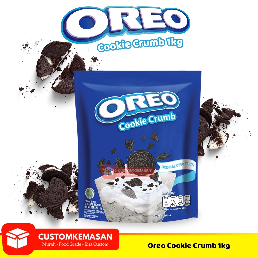 Oreo Cookie Crumb 1kg/Oreo Crumb Biscuit/Oreo Cookie Crumbles 1kg ...