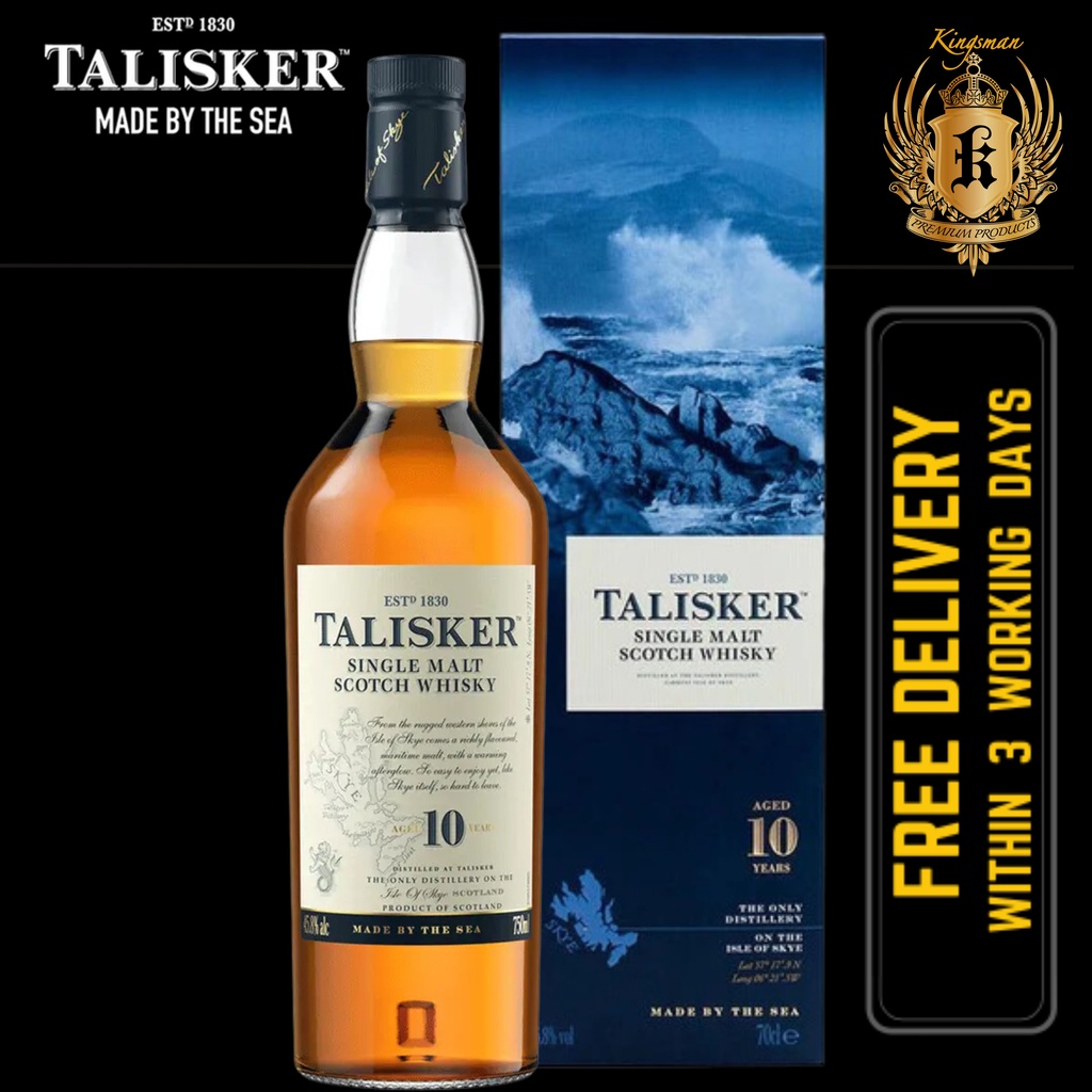 Talisker 10 Years Single Malt Whisky 750ml (with box) | Shopee Singapore