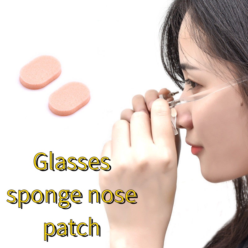 4 pair Glasses Nose Pads Super Soft Sponge Gasket Integrated Student ...