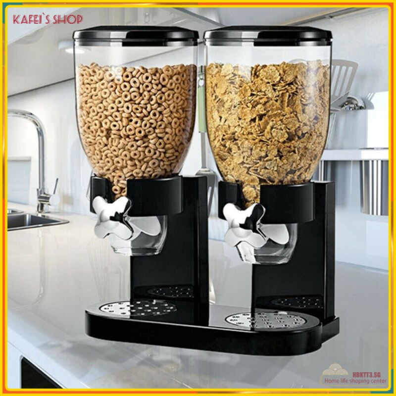 Cereal dispenser double grain vertical plastic grain dispenser grain ...