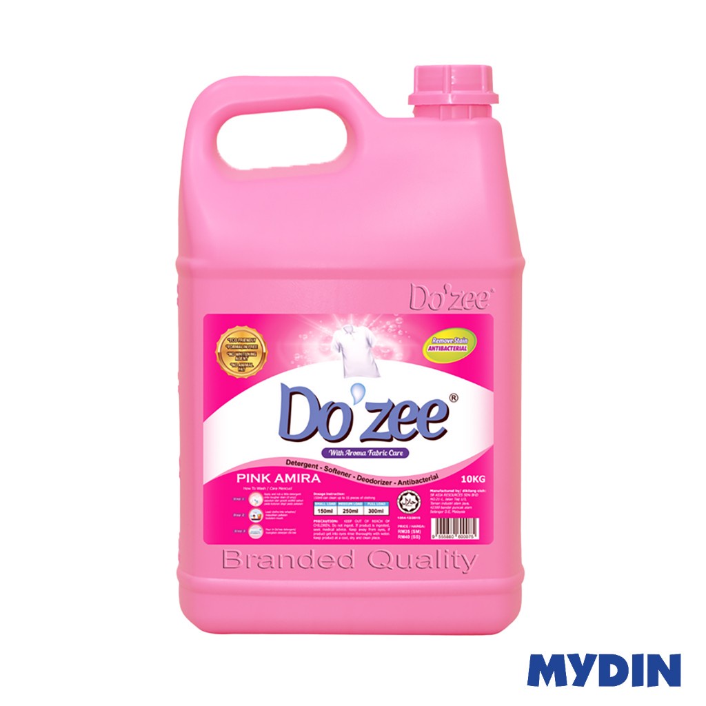 Dozee Detergent Liquid - Pink Soft (10kg) | Shopee Singapore
