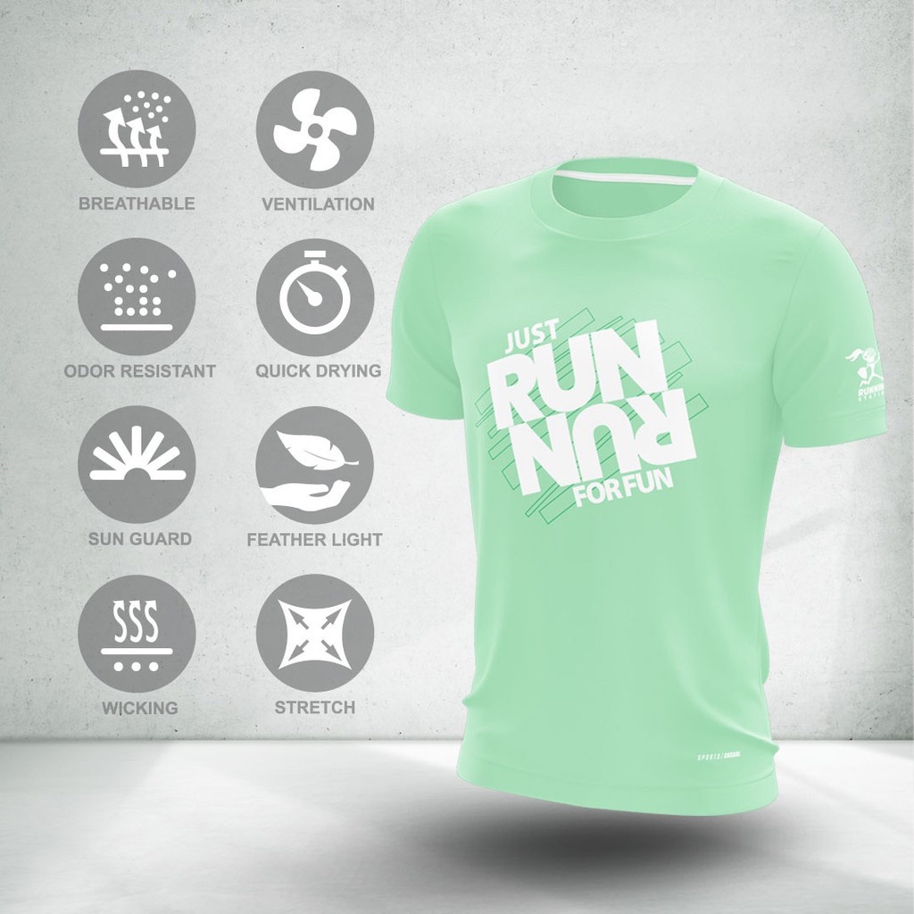 Round Neck Short Sleeve Outdoor Quick Dry Running T-shirt Sports Tee ...