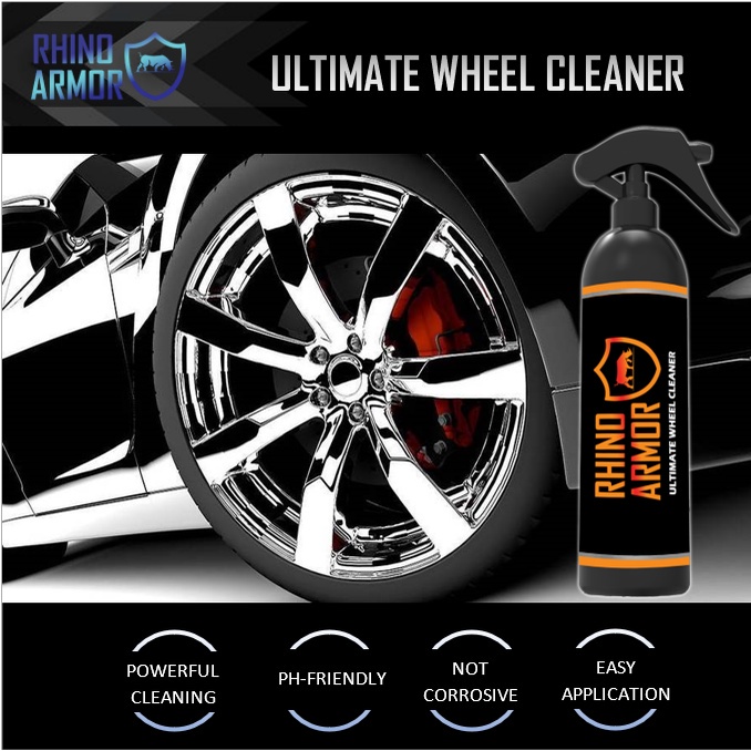 RHINO ARMOR WHEELS RIMS CLEANER PEMBASUH RIM POLISH RIM | Shopee Singapore