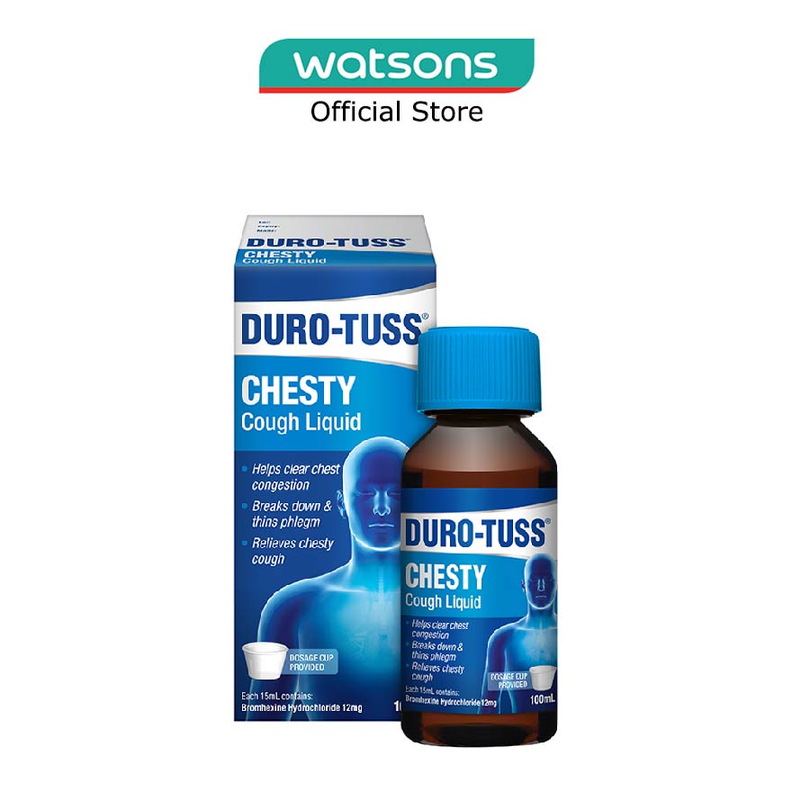 DUROTUSS Chesty Cough Liquid (Clear Chest Congestion & Remove Excessive ...