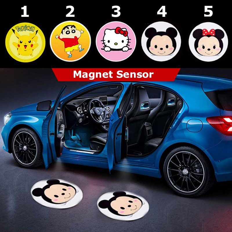 2PCS Cartoon Tsum Tsum Mickey Minnie Hello Kitty Shin Chan Pikachu ...