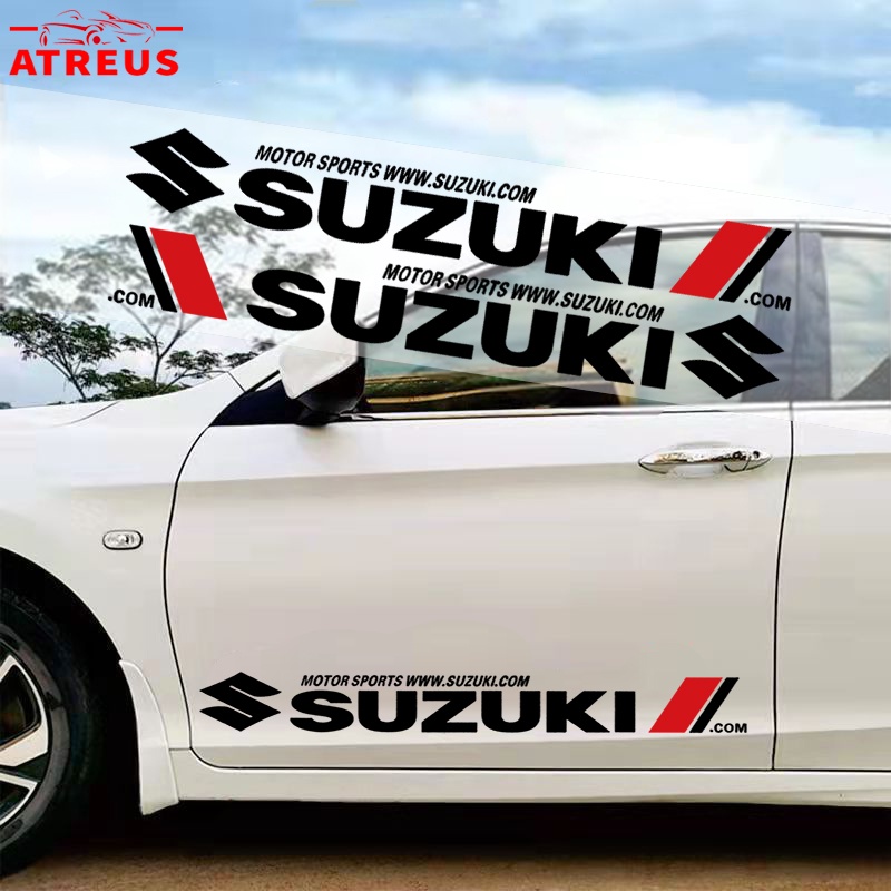 Suzuki Car Stickers Auto Door Side Body Decor Decals Anti-scratch Cover ...