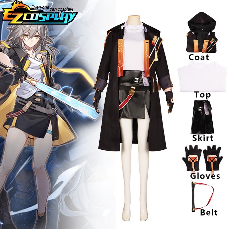 Trailblazer Cosplay Game Honkai Star Rail Costume Wig Anime Men Uniform ...