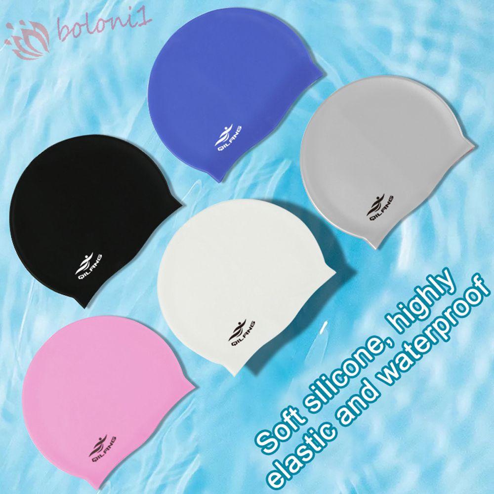 [READY STOCK] Practical Swimming Cap High Elastic Swim Pool Hat ...