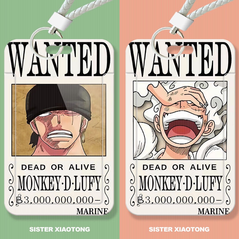 Cute one piece card holder lanyard, luffy gear 5 card holder, one piece ...