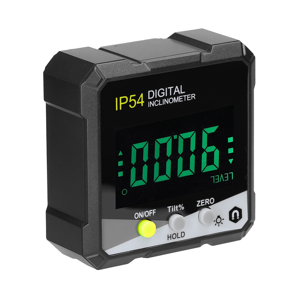IP54 4*90° Portable Digital Inclinometer LCD Backlight Digital ...