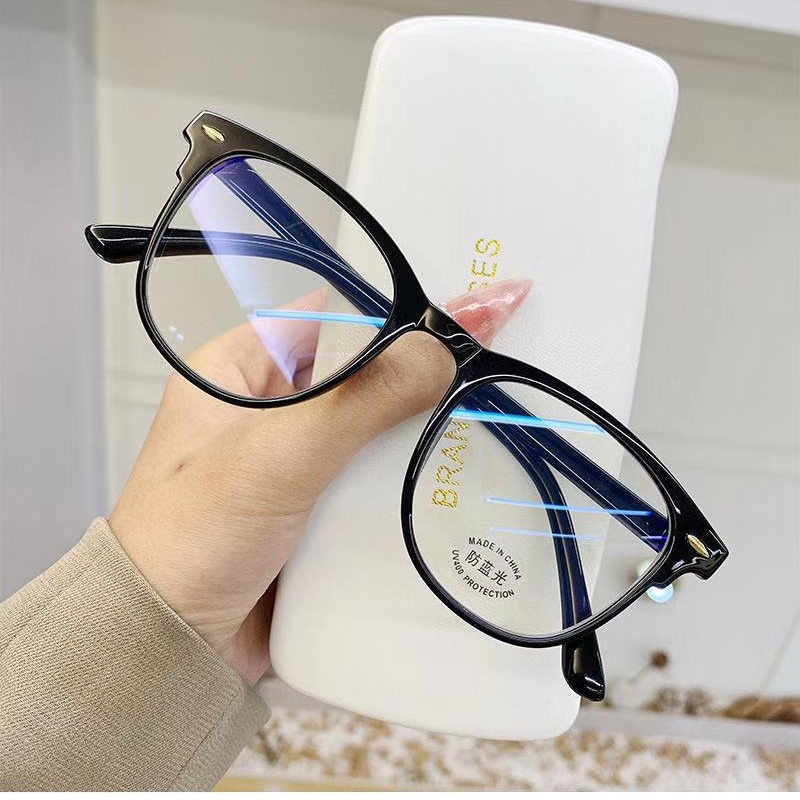 -1.00~-6.00 Myopia Retro Sqaure Glasses Spectacles Protective Goggles ...