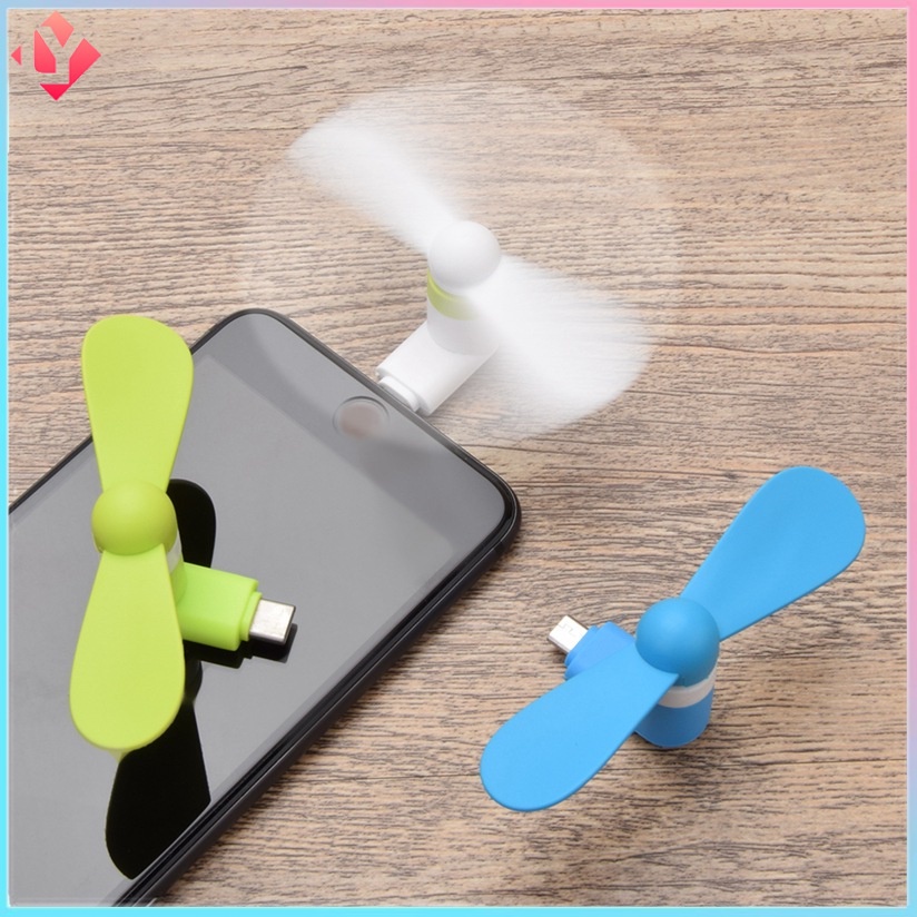 Creative USB Mini Phone Fan Type-C Android Apple Portable Small Fan ...