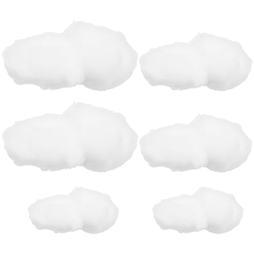Cotton Cloud Decoration Decorate Finished Product 6 Pcs, | Shopee Singapore