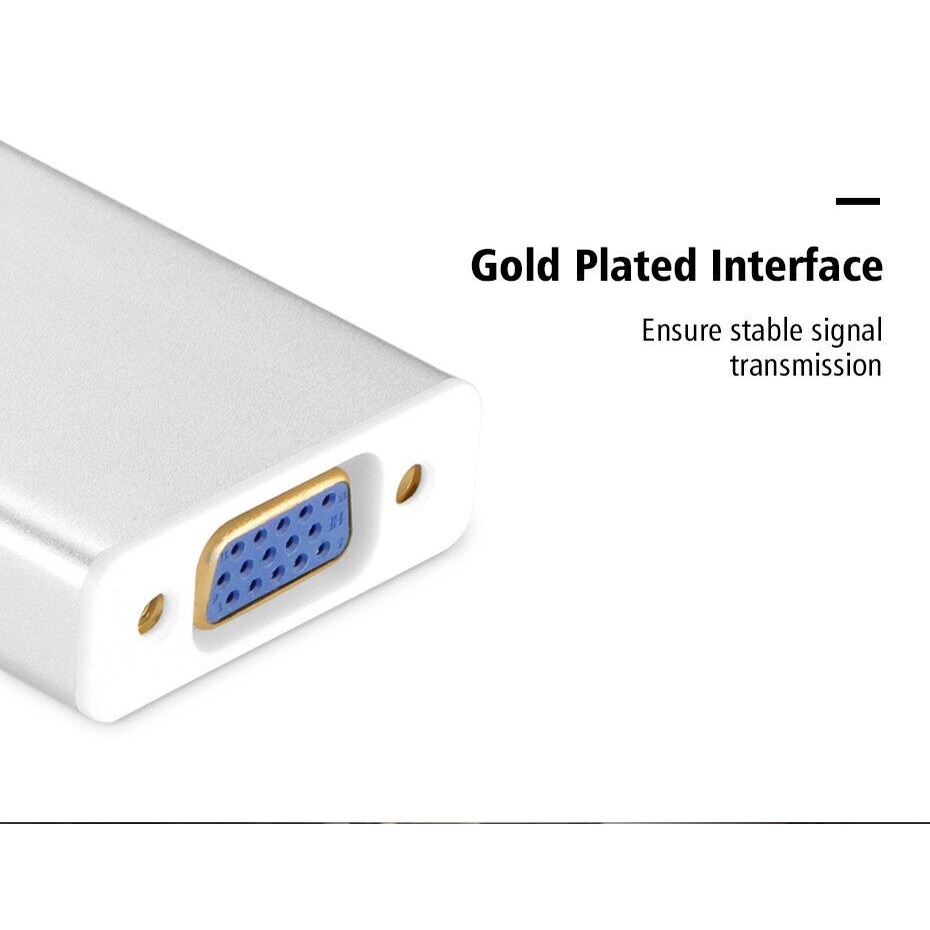 Ugreen 1080P DisplayPort to VGA Adapter DP Male to VGA Female Adapter ...