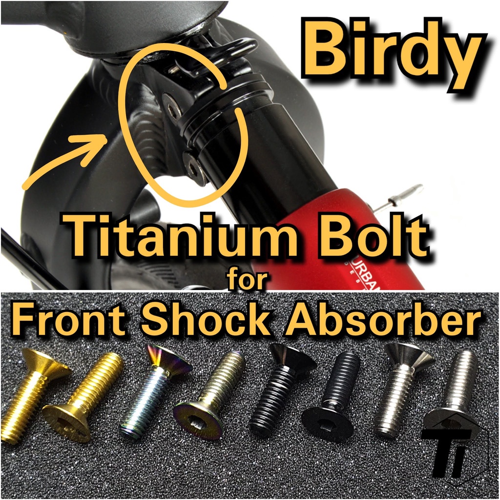 Titanium Bolt for Birdy Front Shock Absorber | Front Suspension| Grade ...