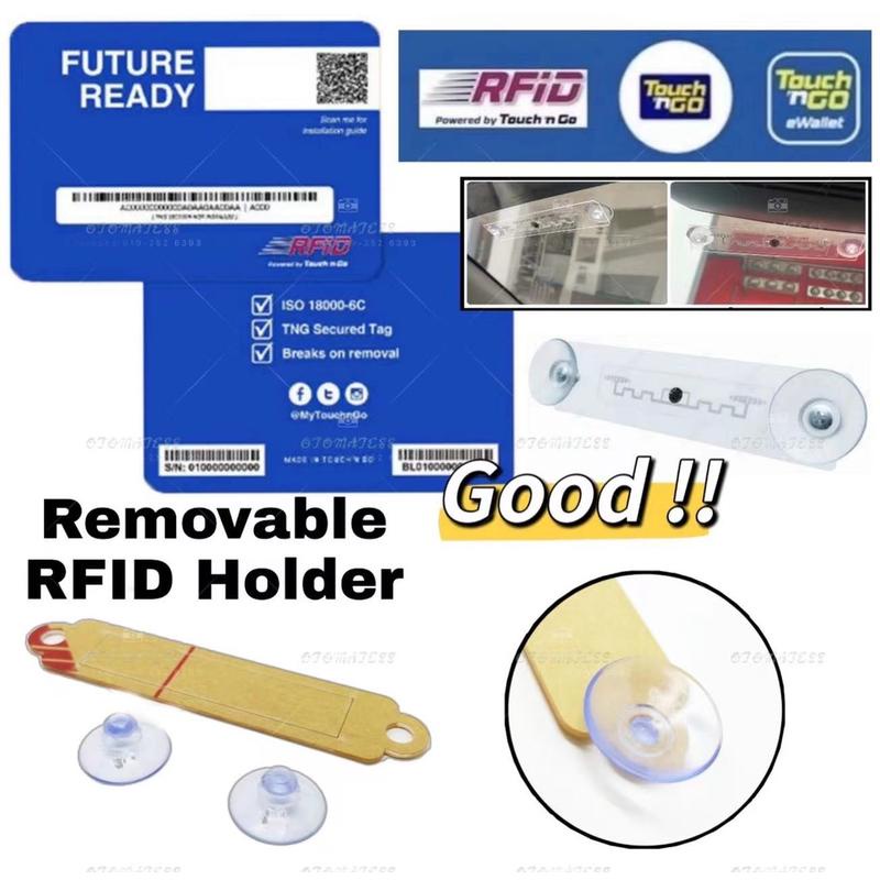 Acrylic RFID Holder RFID Touch n Go TNG RFID Tag Sticker Smart Tag For ...