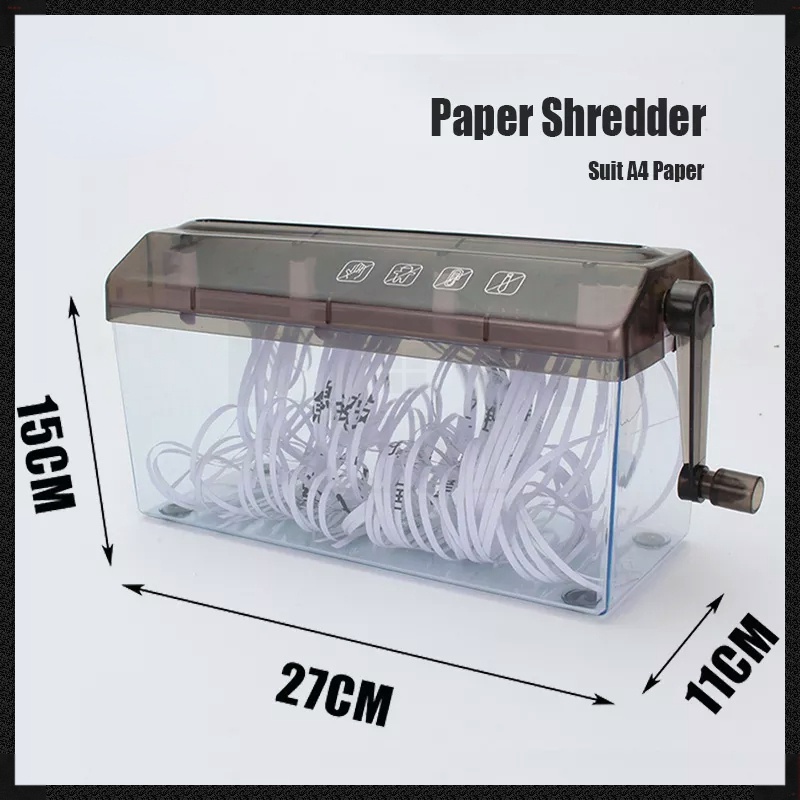 🔥SG STOCK🔥 Electric Mini Portable Paper Shredder A4 Documents Invoice ...