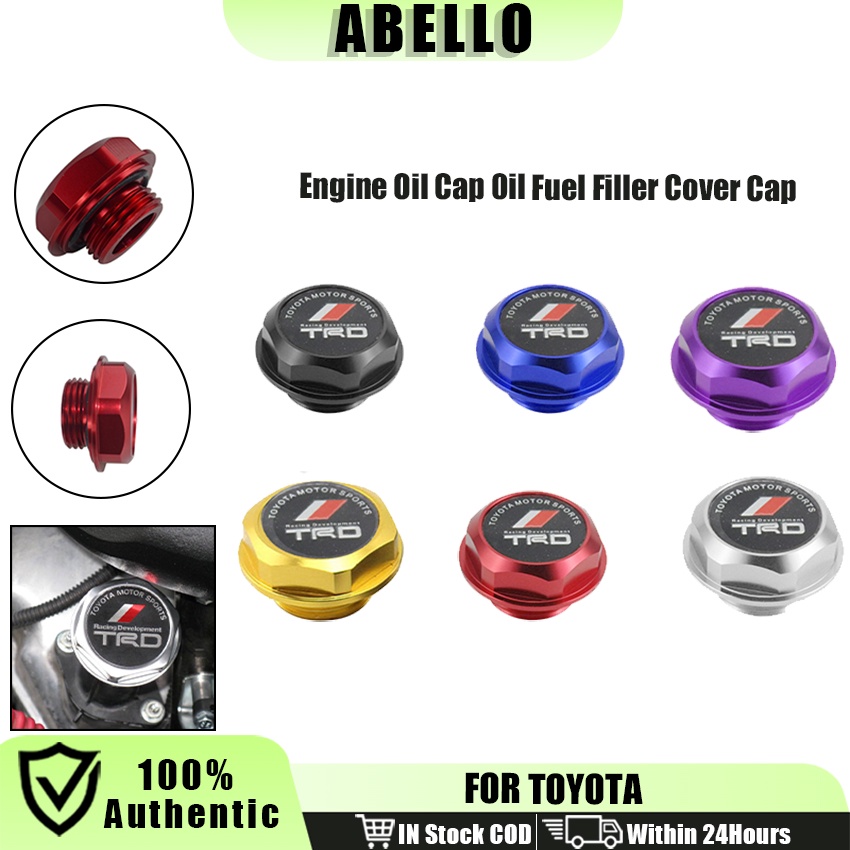 Aluminium TRD Engine Oil Cap for Toyota Car universal TOYOTA Vios Camry ...
