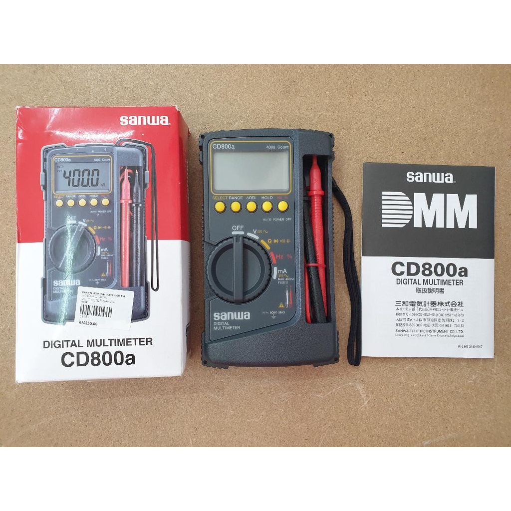 SANWA CD800a Digital Multimeter ( AC / DC ) | Shopee Singapore
