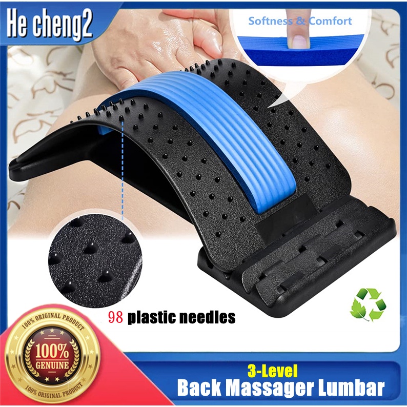 【SHIP IN 24 HOURS 】Back Stretcher Lumbar Stretcher 3-Level Lumbar ...