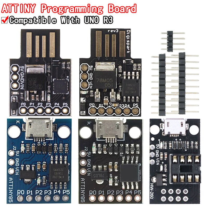 Digispark Kickstarter Micro Development Board ATTINY85/TINY85 Module for Arduino IIC I2C USB ...