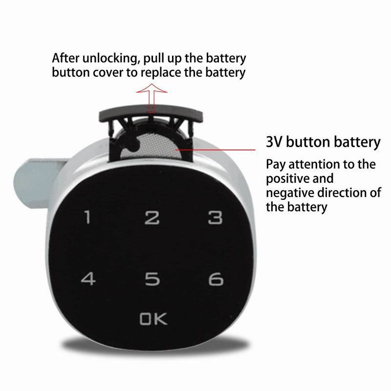 6 Digital / Finger Print WT Smart Keyless Lock Touch Keypad Clockwise ...