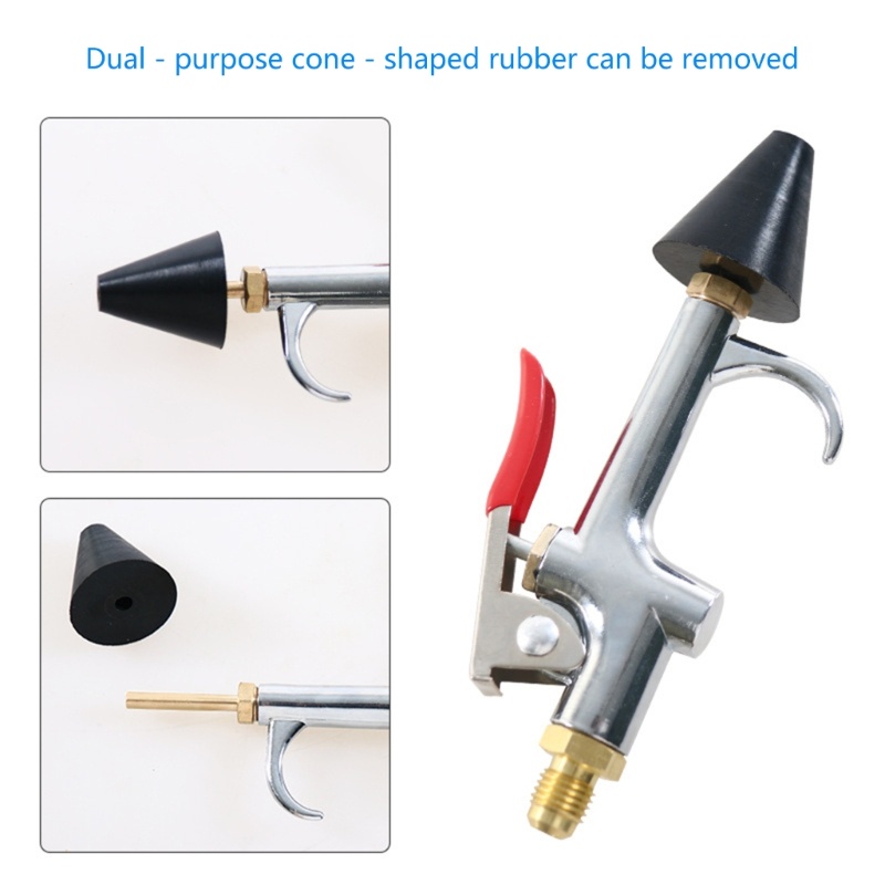 EDB* 1 4NPT Lever Blow Nozzle Rubber and Safety Tip Nozzles for ...