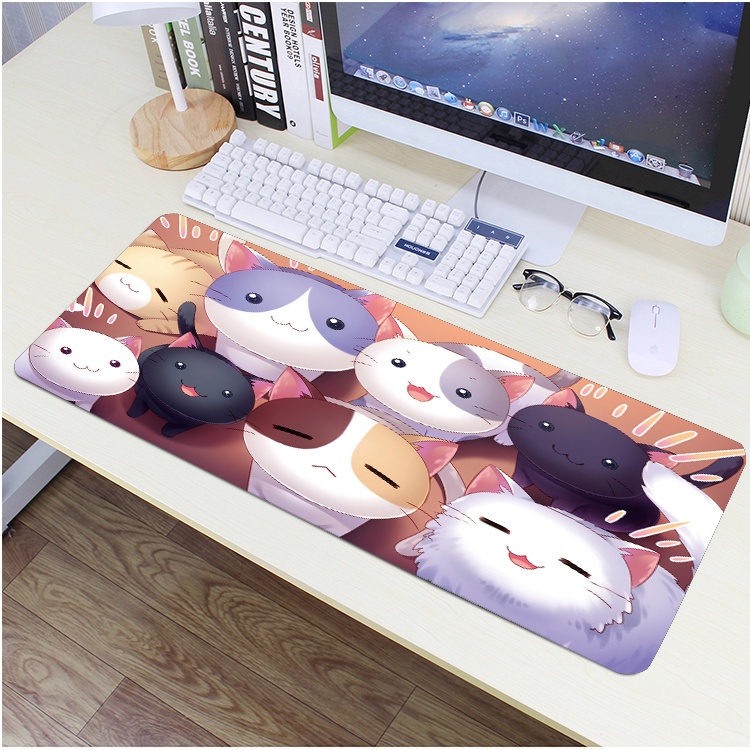 Gaming Mouse Pad Extended Cartoon Animation Pattern Exquisite ( 40 x 90 ...
