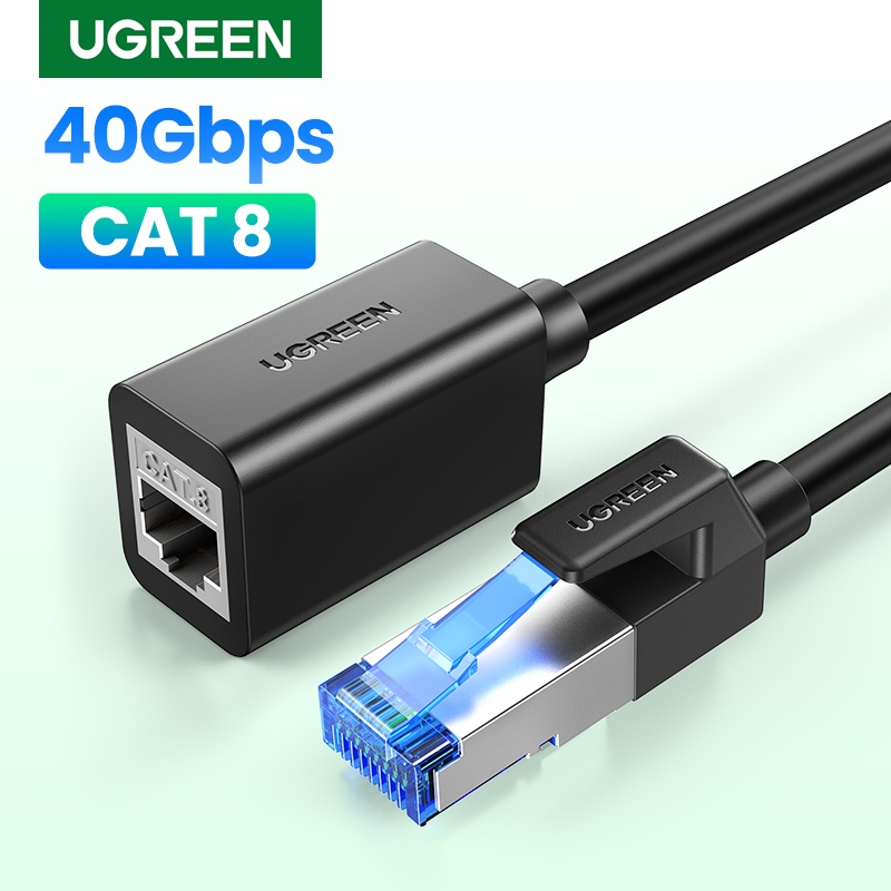 UGREEN Ethernet Extender Cable Cat 8 Extension Network Cable 40Gbps ...