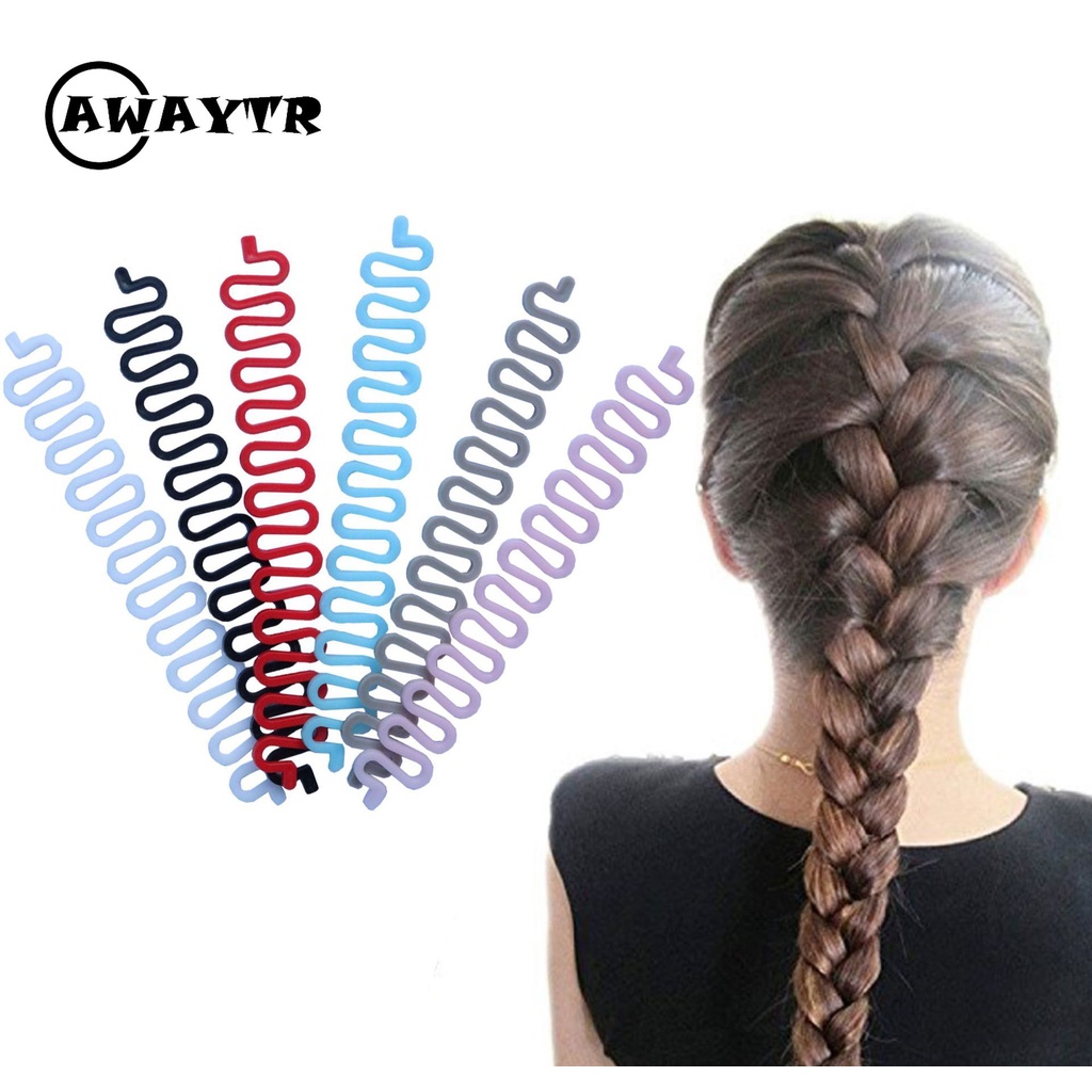 AWAYTR Fishbone Wave Hair Braider Centipede Hair Braider Twist Braid ...