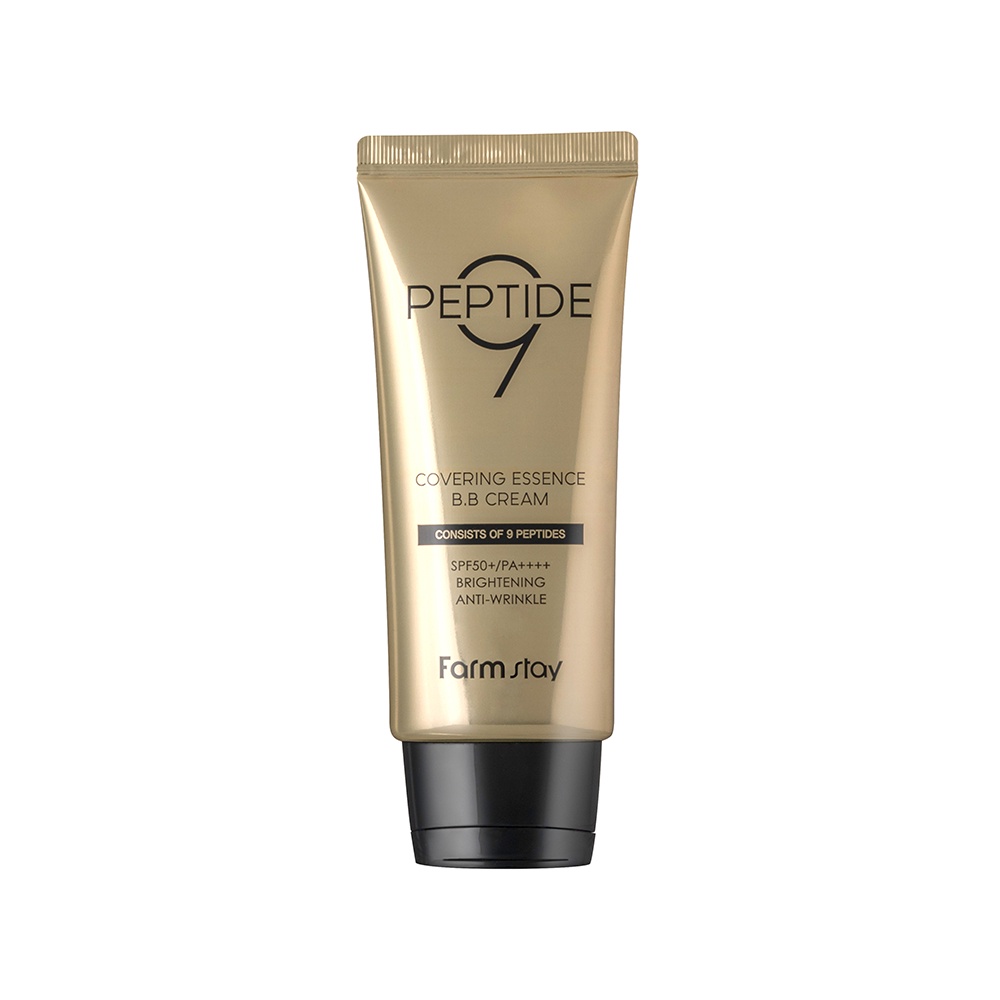 FARMSTAY PEPTIDE9 COVERING ESSENCE B.B CREAM 50g ★Korea cosmetics ...