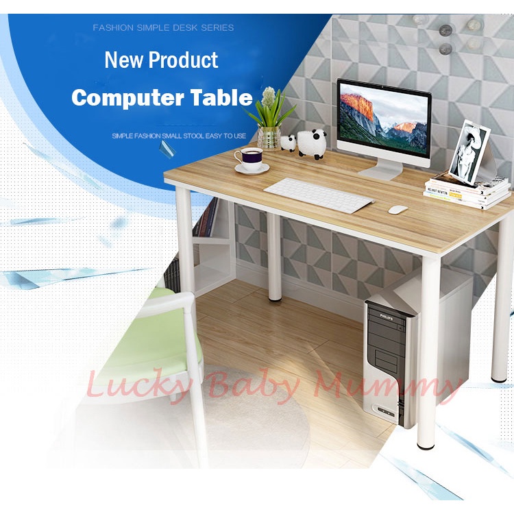 Study Computer/Table Space Saving/Office Desk/Rainbow Culture | Shopee ...