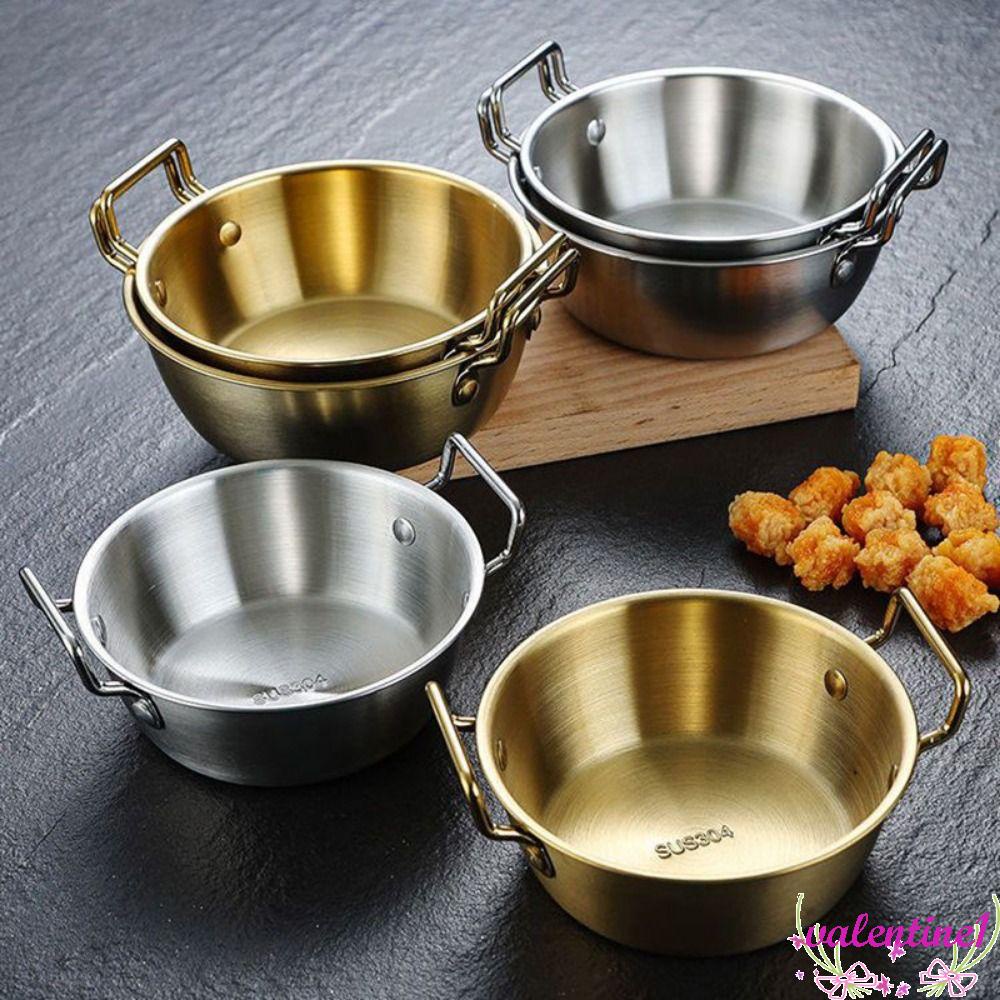 VALENTINE1 Cuisine Bowl Stainless Steel Korean Kitchen Tableware ...