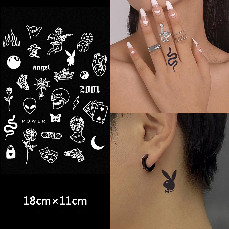 【COCO Magic Tattoo】 Lasts 15 days ；18cm*11cm；tattoo sticker waterproof ...