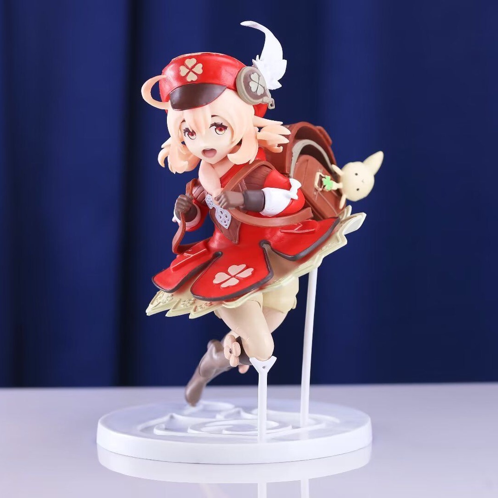 24cm Genshin Impact Anime Figure Klee Run Action Figures Uniform ...