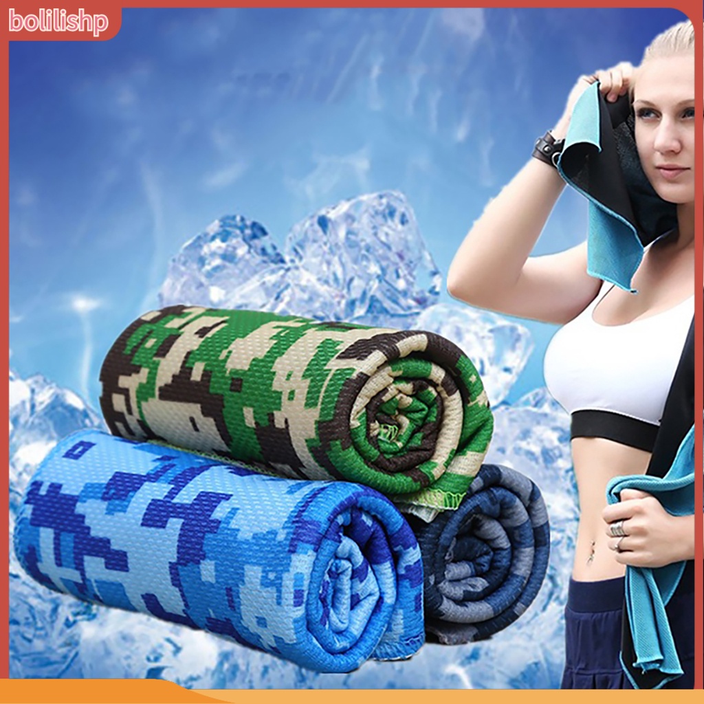 Fashion Camouflage Summer Outdoor Fitness Gym Cool Towel Heatstroke ...