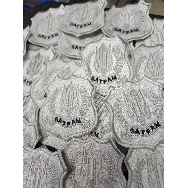 Security guard authority embroidery, can be ordered individually ...